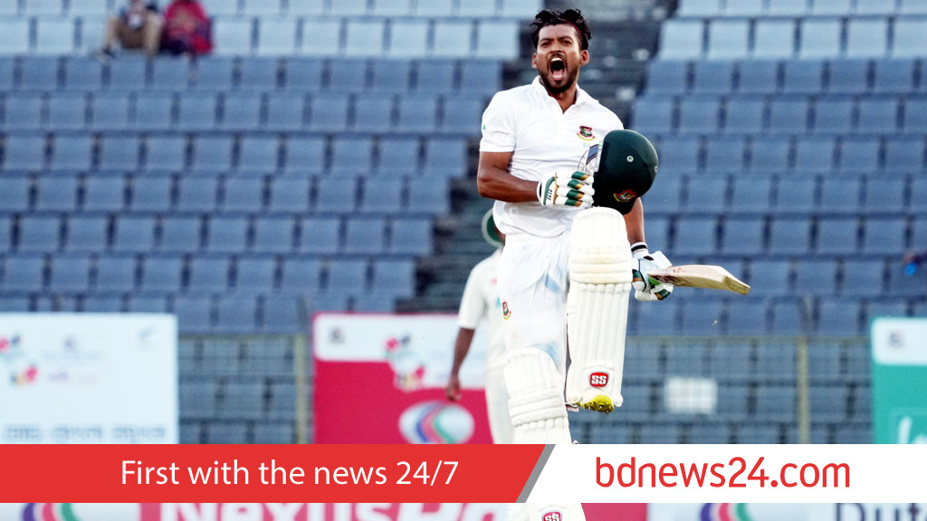 Shanto scores outstanding ton against Ireland