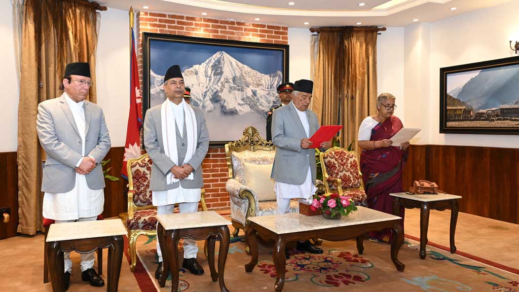 Nepal sets March elections after naming interim PM